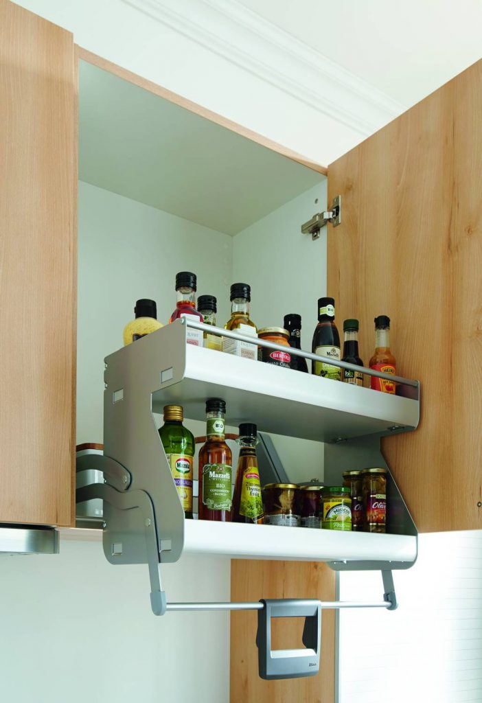 Schuller Accessories - Pullout Spice Rack In Wall Unit - Harper Kitchens